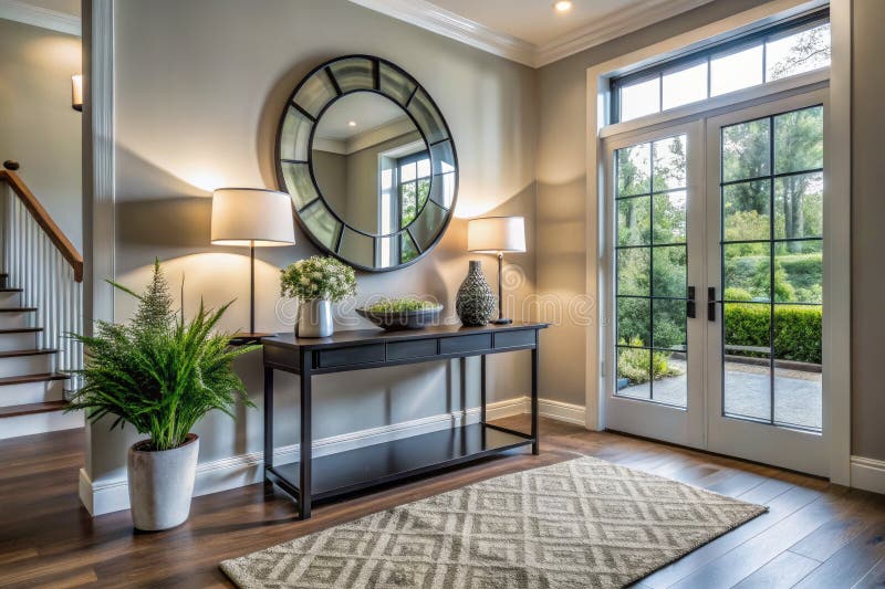 Stylish Transitional Entryway Design a Modern Minimalist Oasis for a ...