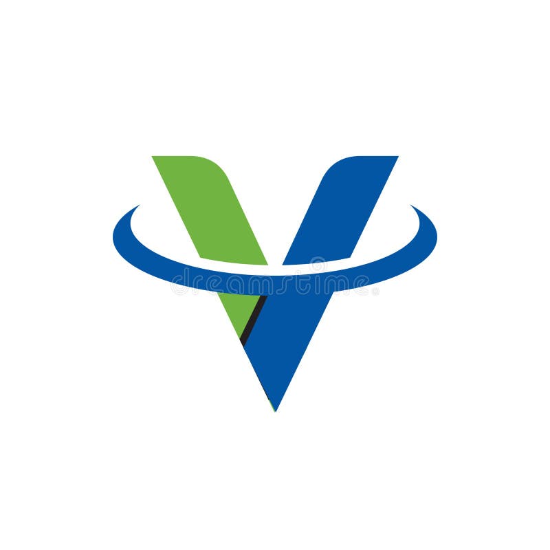 Stylish V Letter Logo Design Vector Concept Illustration Stock Vector ...