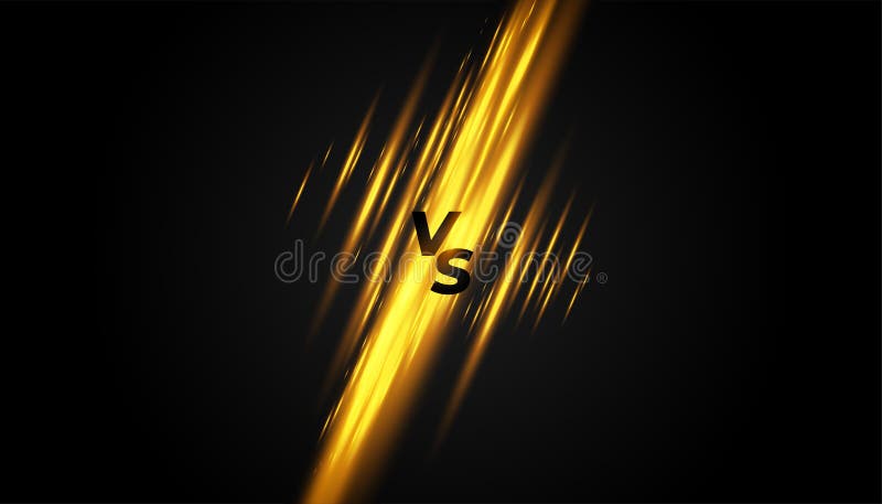 Stylish Versus Vs Screen Banner for Duel Boxing Fight Stock Vector ...