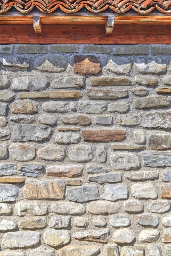 Stylish Wall Background with Wooden Beams Stock Photo - Image of block ...