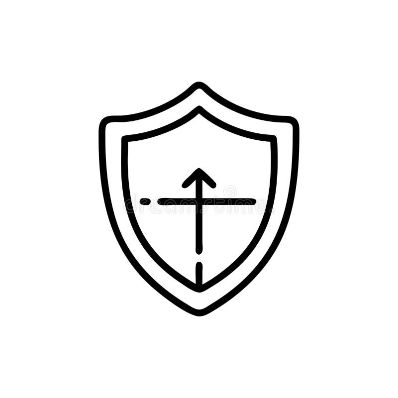 Stylish Warrior Shield for Unique Designs Stock Vector - Illustration ...