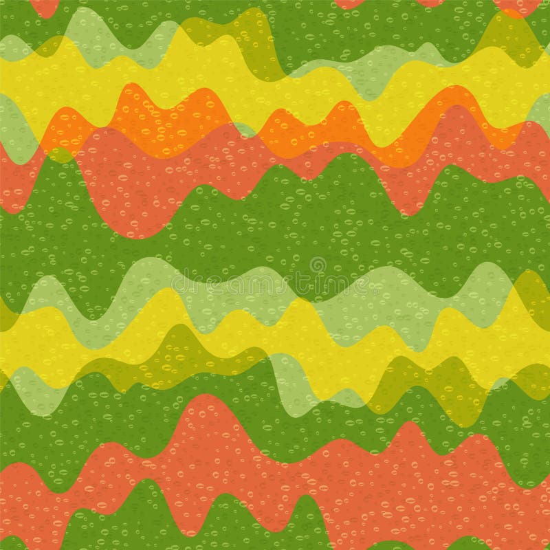 Stylish Wave Fluid Vector Seamless Pattern. Stock Illustration ...