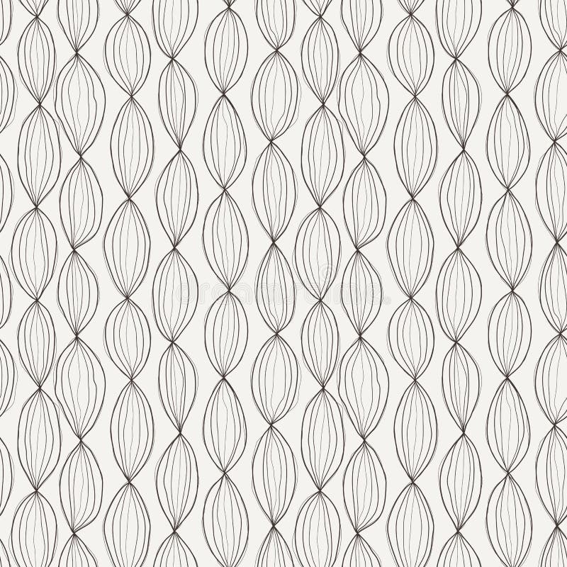 Stylish Wave Line Seamless Background. Stock Vector - Illustration of ...