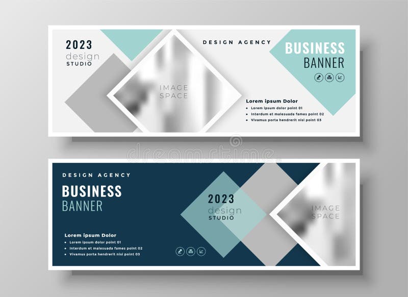 Stylish Web Business Modern Presentation Template Design Stock Vector ...