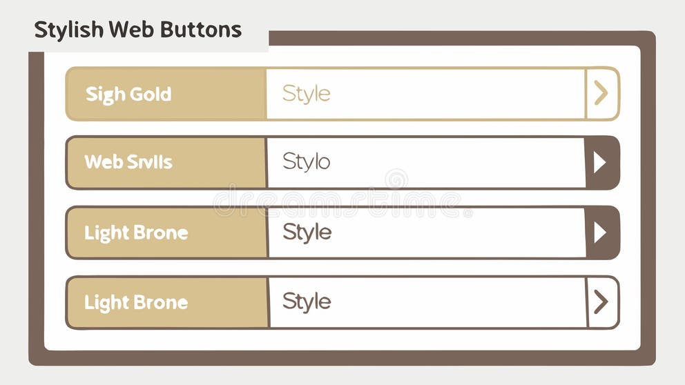 Stylish Web Buttons Vector Pack: Customizable UI Elements, Vector Design Generative AI Stock ...