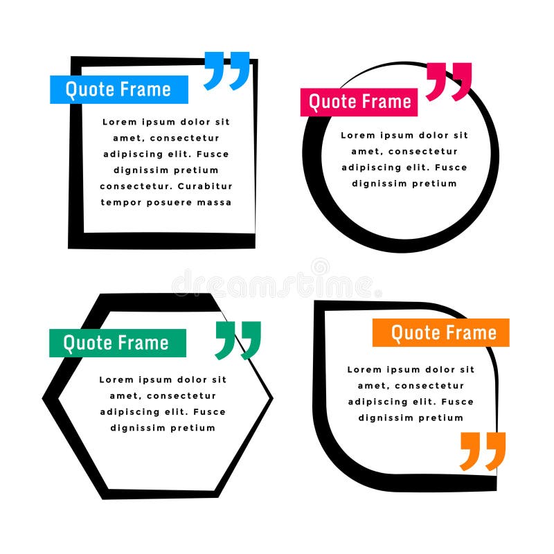 Stylish Web Quotation Mark Icon Template in Collection Stock Vector ...