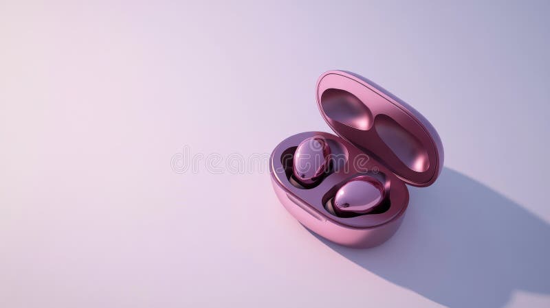 Stylish Wireless Earbuds in a Compact Charging Case with a Sleek Design ...