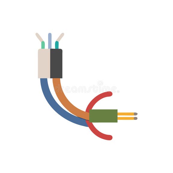 Stylish Wiring Icon for Design Stock Photo - Illustration of utility ...