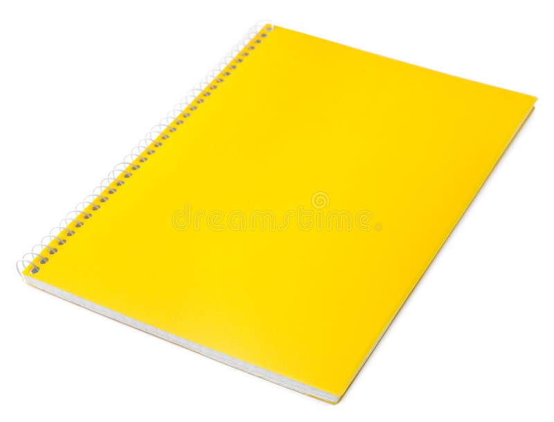 Stylish Yellow Spiral Notebook Isolated Stock Image - Image of clean ... Stylish Yellow Spiral Notebook Isolated Stock Image - Image of clean ...