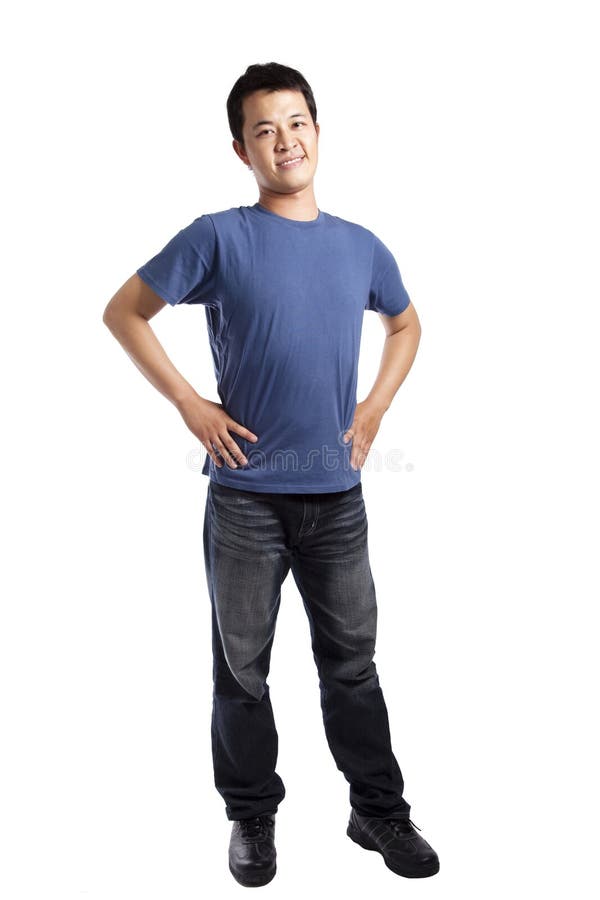Stylish young man standing stock photo. Image of fashionable - 16366774