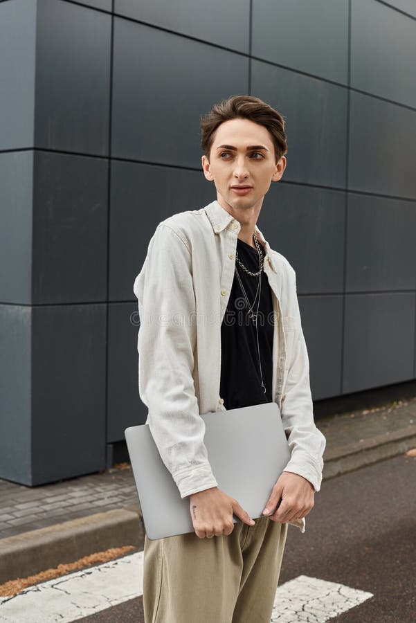 A Stylish Young Individual Proudly Stock Photo - Image of building ... A Stylish Young Individual Proudly Stock Photo - Image of building ...