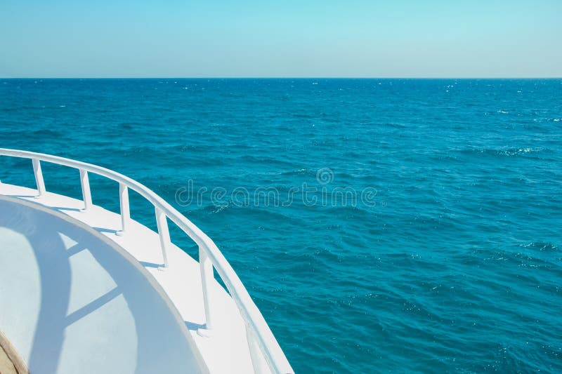 Stylishly Beautiful Ship Yacht in the Sea Background Stock Image ...