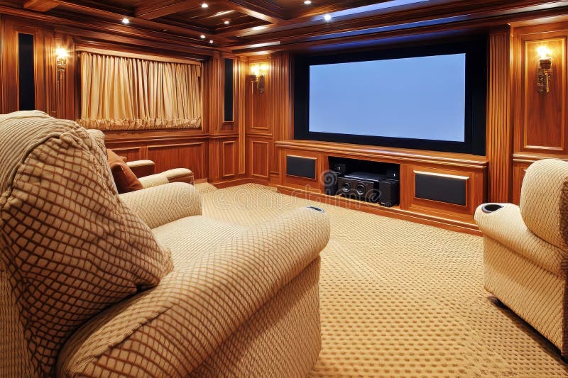 A Stylishly Designed Living Room, Complete with Large Windows, a ...