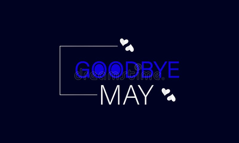 Stylishly Parting Ways with May a Text Illustration Stock Vector ...