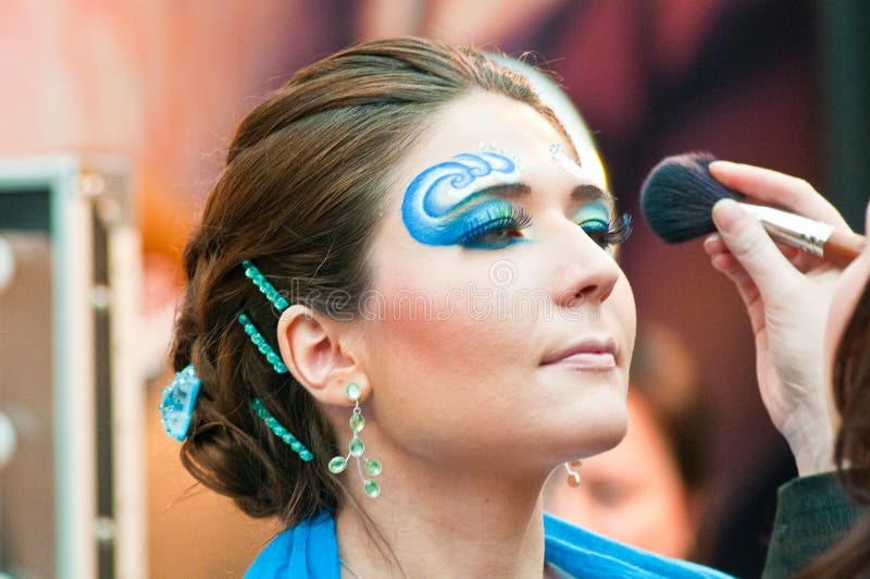 Creative Makeup Show at the Festival of Beauty Editorial Photo - Image ...