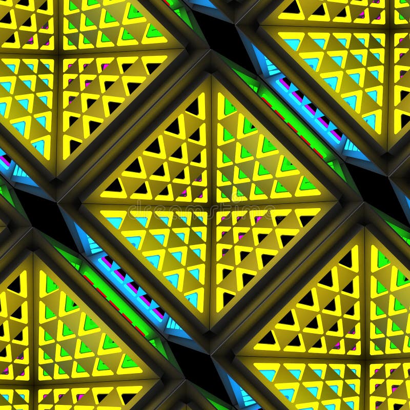 Stylistic Abstract Light Background with a Diverse Geometric Structure ...