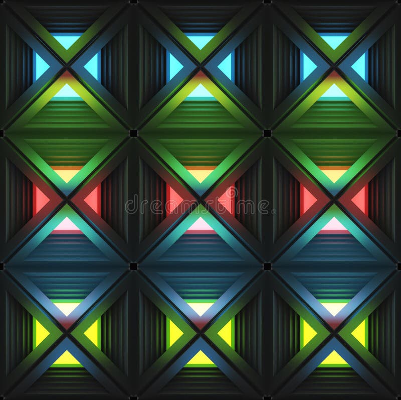 Stylistic Abstract Light Background with a Diverse Geometric Structure ...