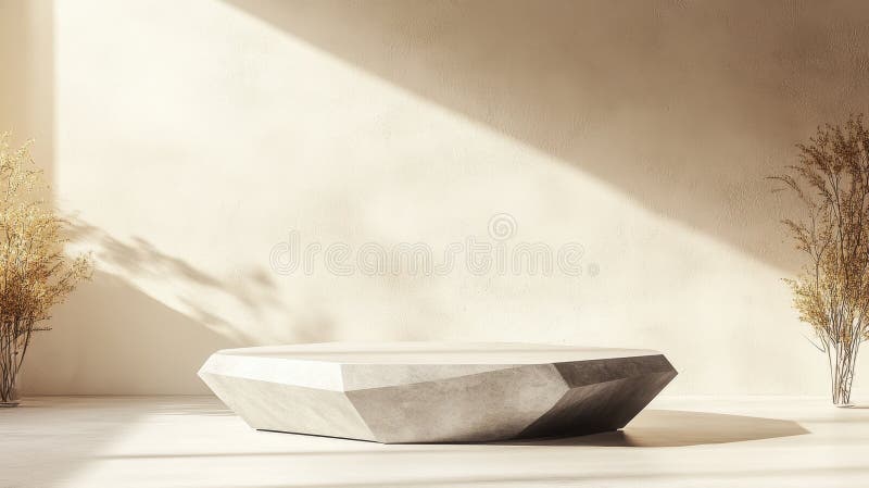 Stylize Product Placement Backdrop, an Innovative, Geometric Podium ...