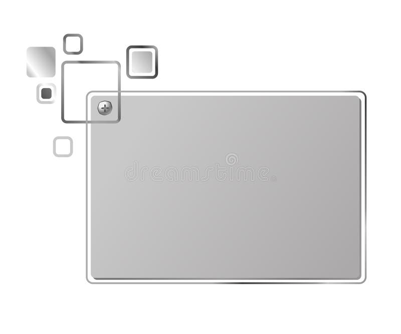 Stylized Abstract Industrial Frame Stock Vector - Illustration of ...