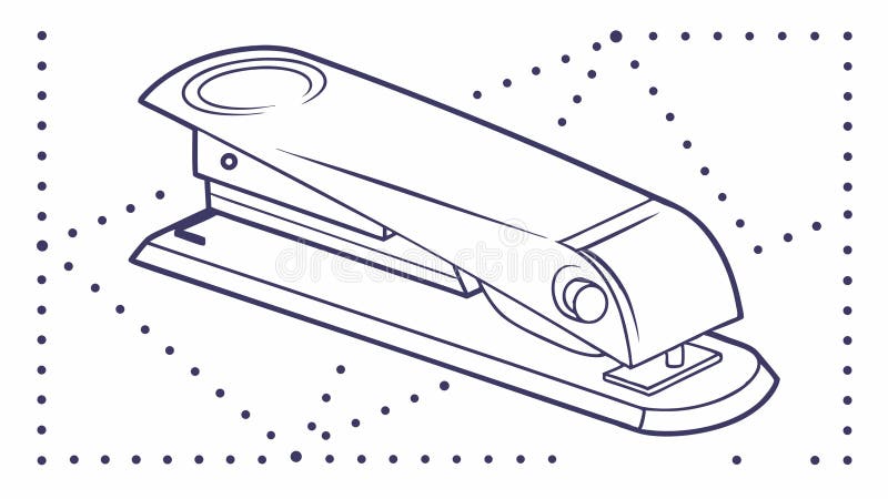 Stylized Abstract Stapler Illustration, Vector Design Generative AI ...