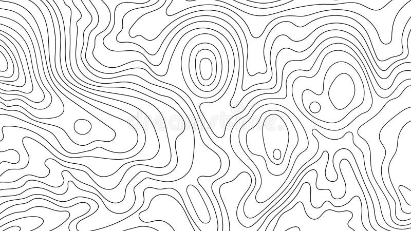 Abstract Geometric Topography Art Background Stock Vector ...