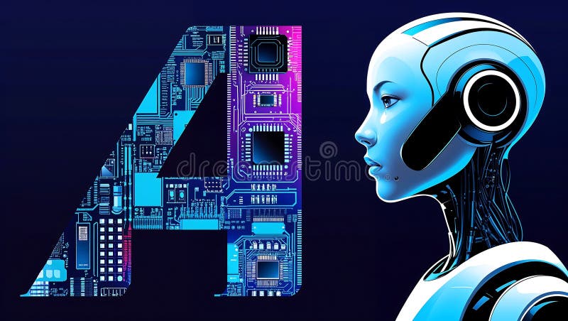 Stylized Blue Ai Letters Stock Illustrations – 669 Stylized Blue Ai ...