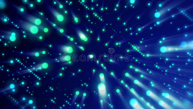 Stylized Alien Code Particle Field Animated Looping Background Stock ...