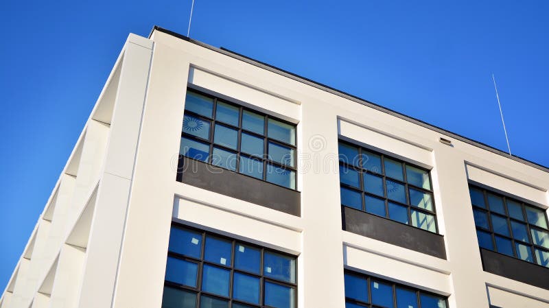 Office Building with Modern Corporate Architecture. Stock Photo - Image ...