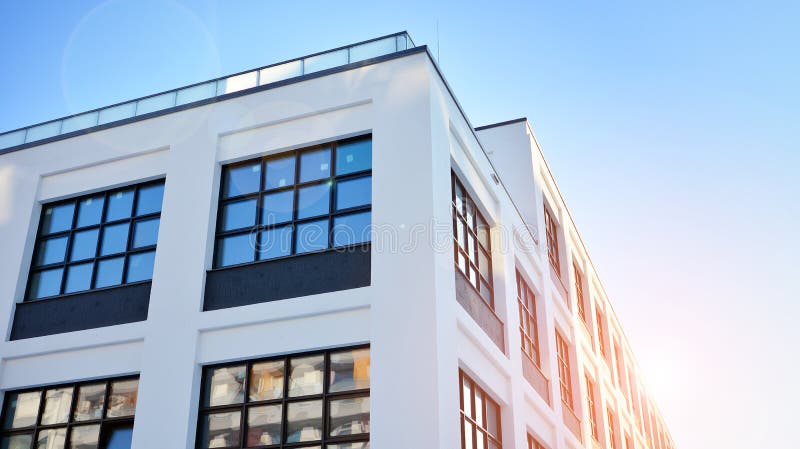 Office Building with Modern Corporate Architecture. Stock Image - Image ...