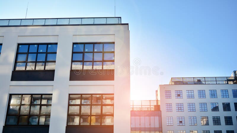 Office Building with Modern Corporate Architecture. Stock Photo - Image ...