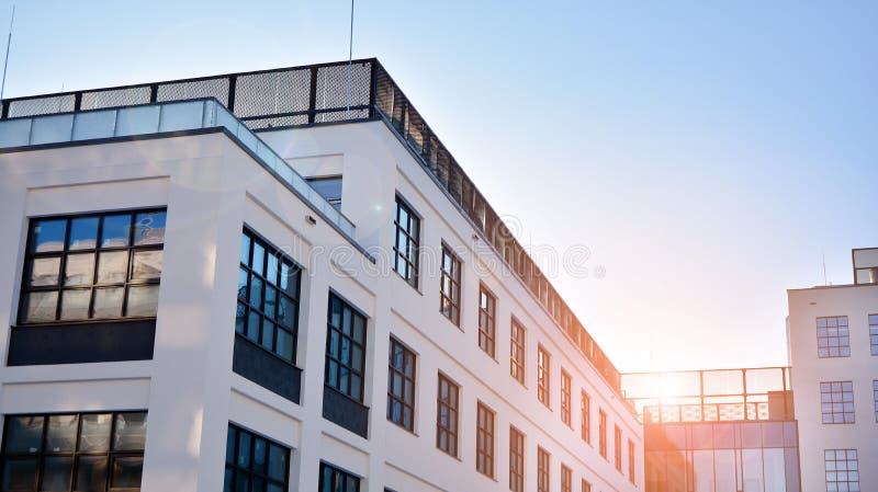 Office Building with Modern Corporate Architecture. Stock Photo - Image ...