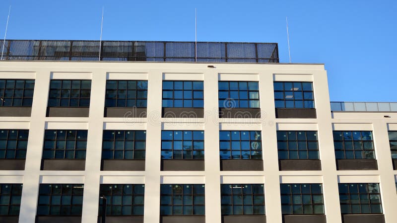 Office Building with Modern Corporate Architecture. Stock Image - Image ...