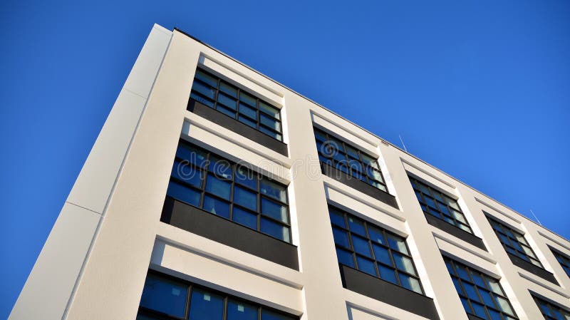 Office Building with Modern Corporate Architecture. Stock Photo - Image ...