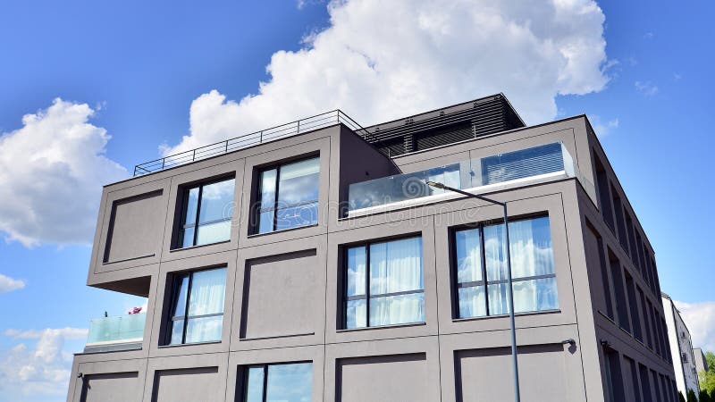 Office Building with Modern Corporate Architecture. Stock Image - Image ...