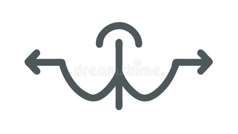Stylized Anchor Symbol, Representing Stability and Hope, Vector Design ...