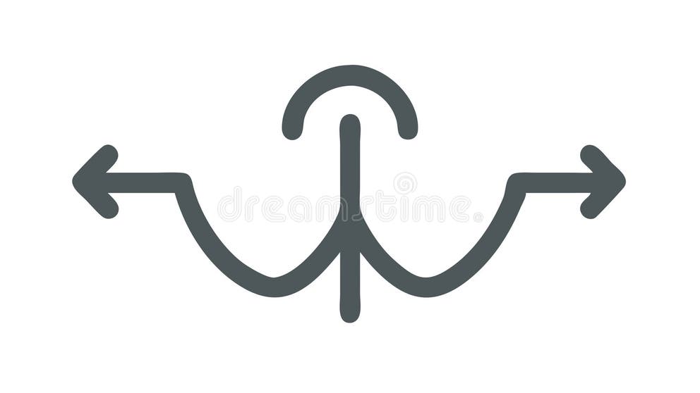 Stylized Anchor Symbol, Representing Stability and Hope, Vector Design ...