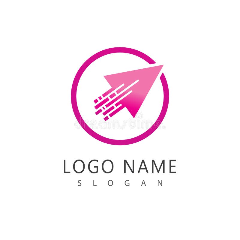 Stylized Arrow Technology Logo Vector Symbol Design Stock Vector ...