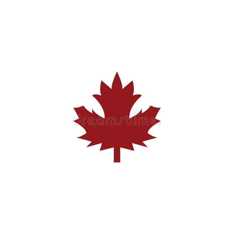 Stylized Autumn Maple Leaf Foliage Logo Stock Vector - Illustration of ...