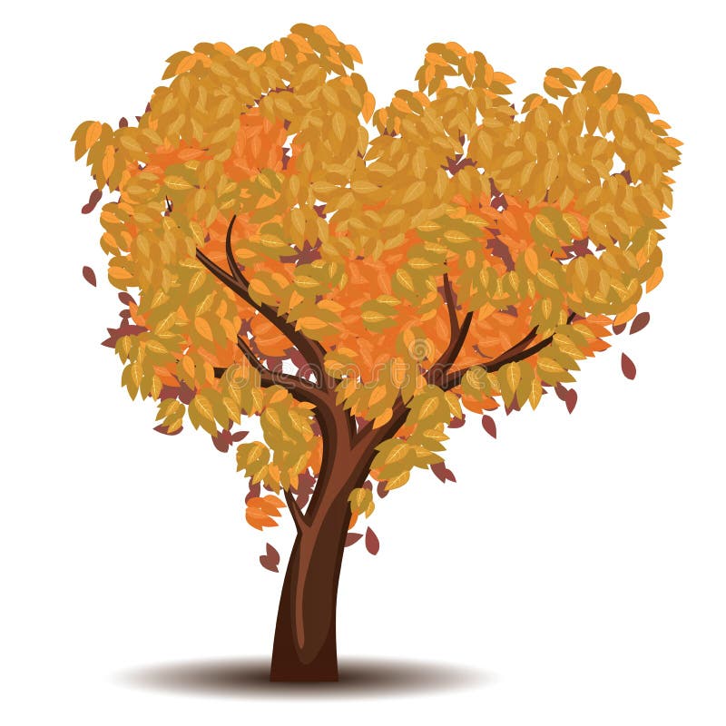 Autumn oak tree stock vector. Illustration of autumn - 27779600