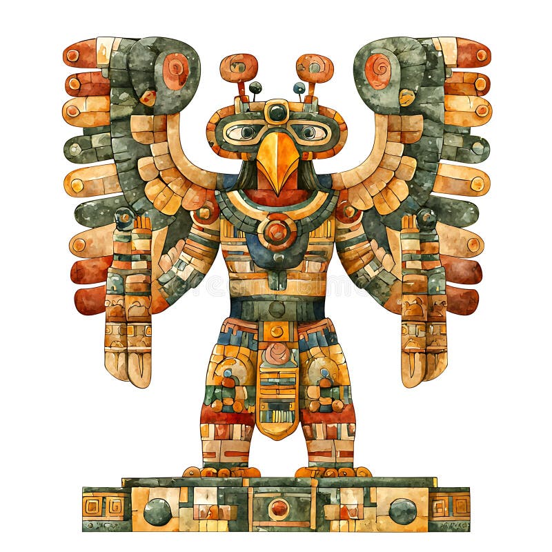 Cat Representation in the Aztec Style by AI-generated Stock ...