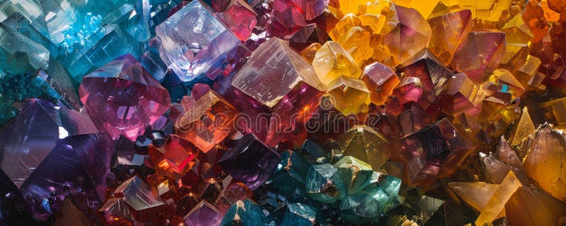 A Stylized Background Featuring Rare Earth Minerals with a Focus on ...