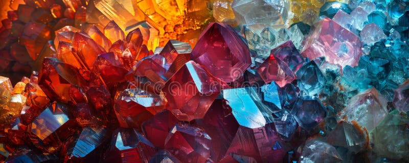 A Stylized Background Featuring Rare Earth Minerals with a Focus on ...