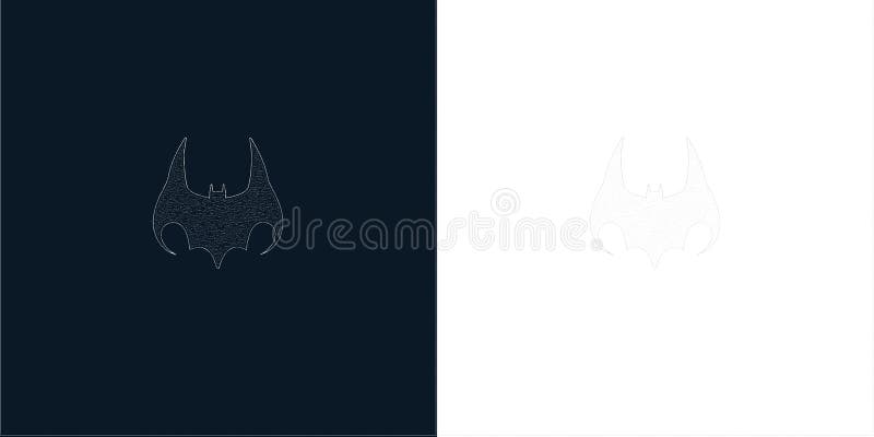 Stylized Bat Logo with Transparent Background for Easy Integration ...