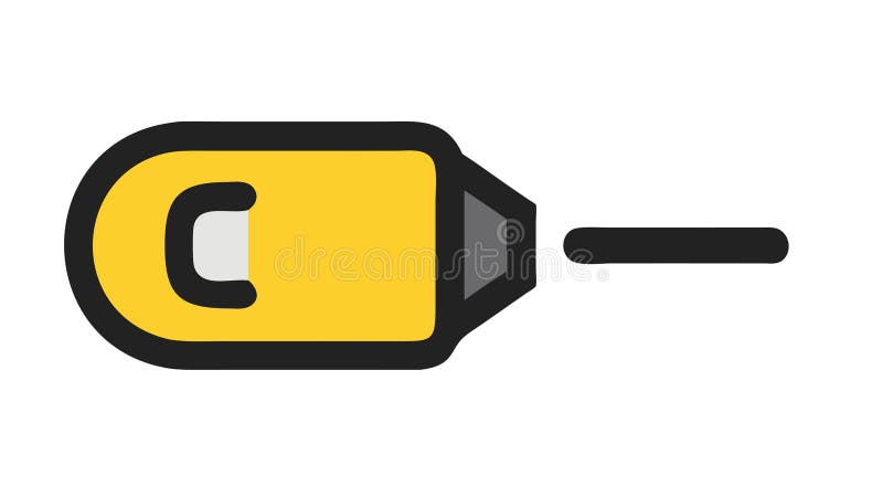 Stylized Battery or Power Cell Icon, Energy Storage Graphic, Vector ...