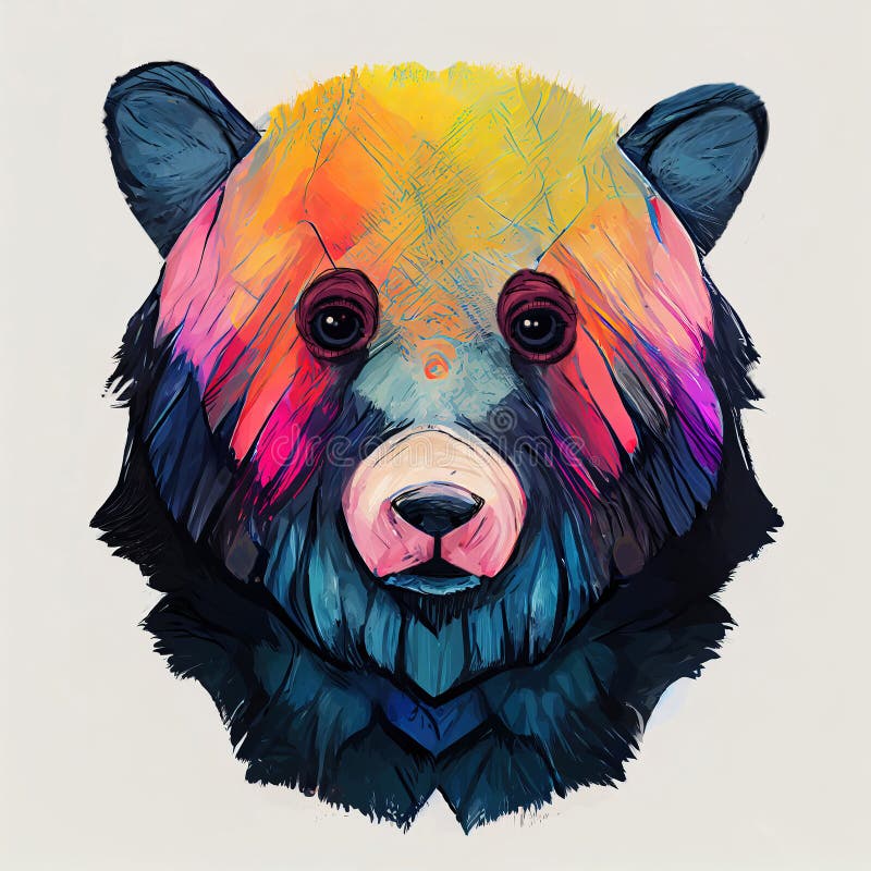 Multicolor Bear Stock Illustrations – 366 Multicolor Bear Stock ...