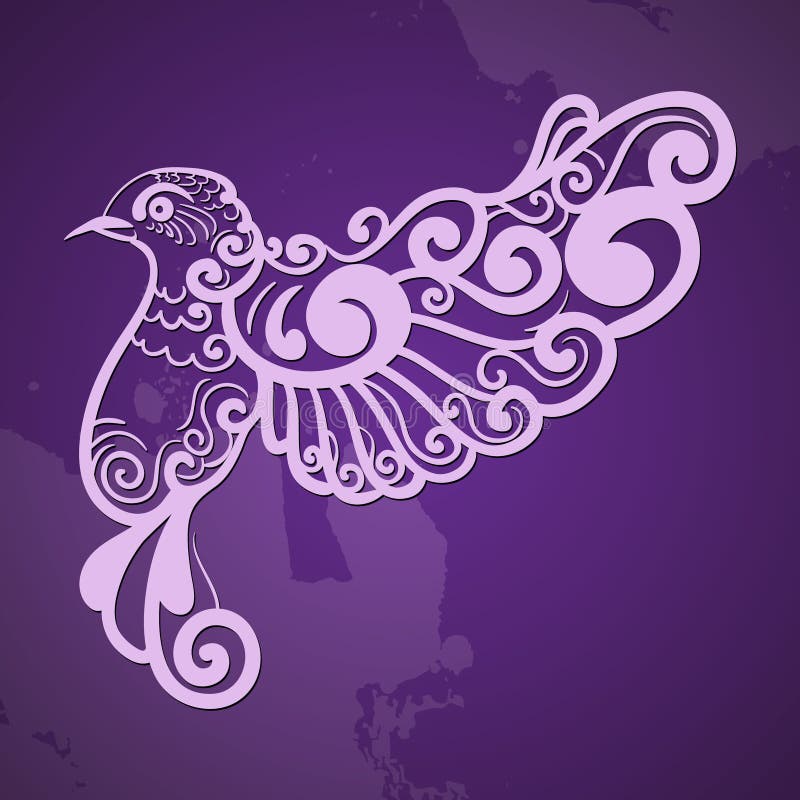 Stylized bird. stock vector. Illustration of flying, creative - 58288226