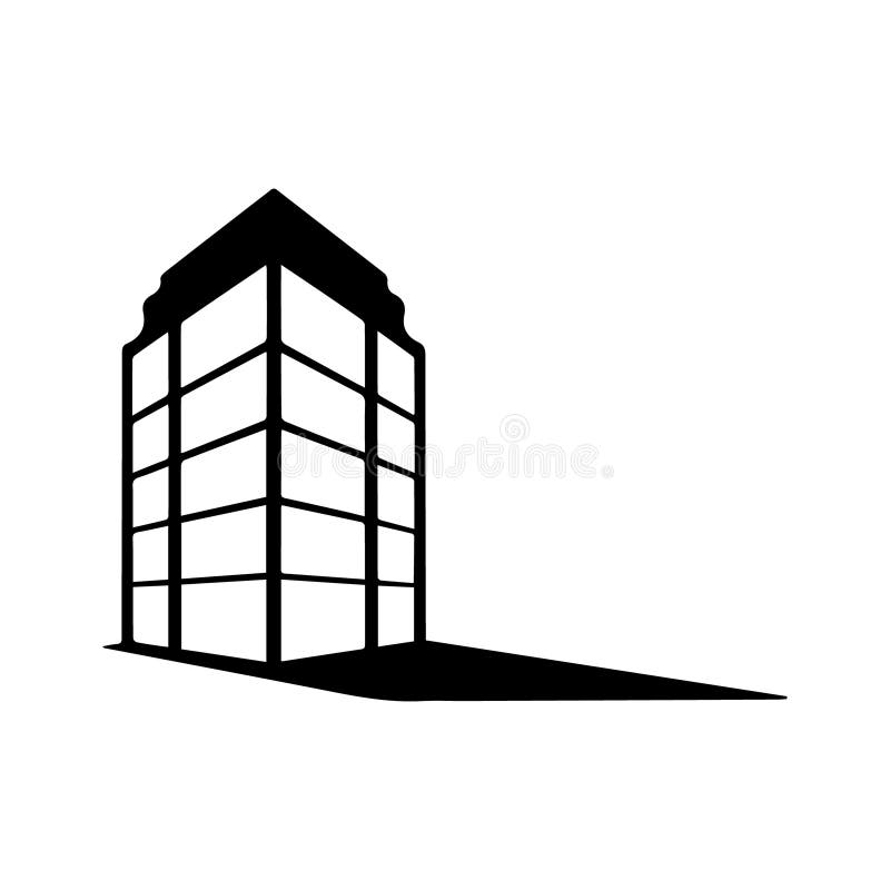 Tall Stylized Skyscraper Design Stock Illustrations – 840 Tall Stylized ...