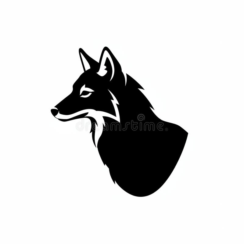 Two Wolfs Facing Each Other with Red and Blue Flames in Their Eyes ...