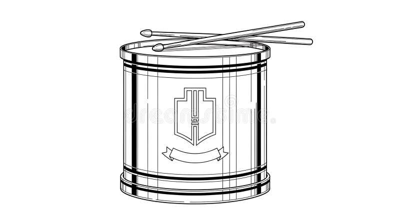 Marching Band Black White Drawing Stock Photos - Free & Royalty-Free ...