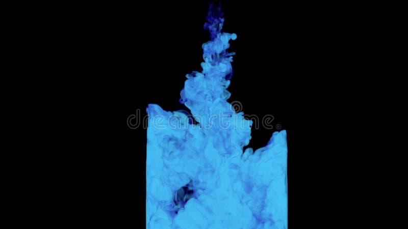 Stylized Red Ink Dissolving in Water on Black Background, Abstract ...